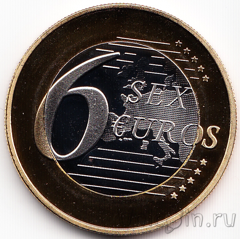 Монета 6 Sex Euros 6. Интернет-магазин монет UniCoin
