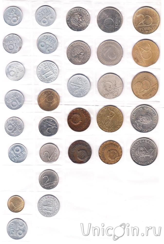 Подборка монет Венгрии (31 монета). Интернет-магазин монет UniCoin