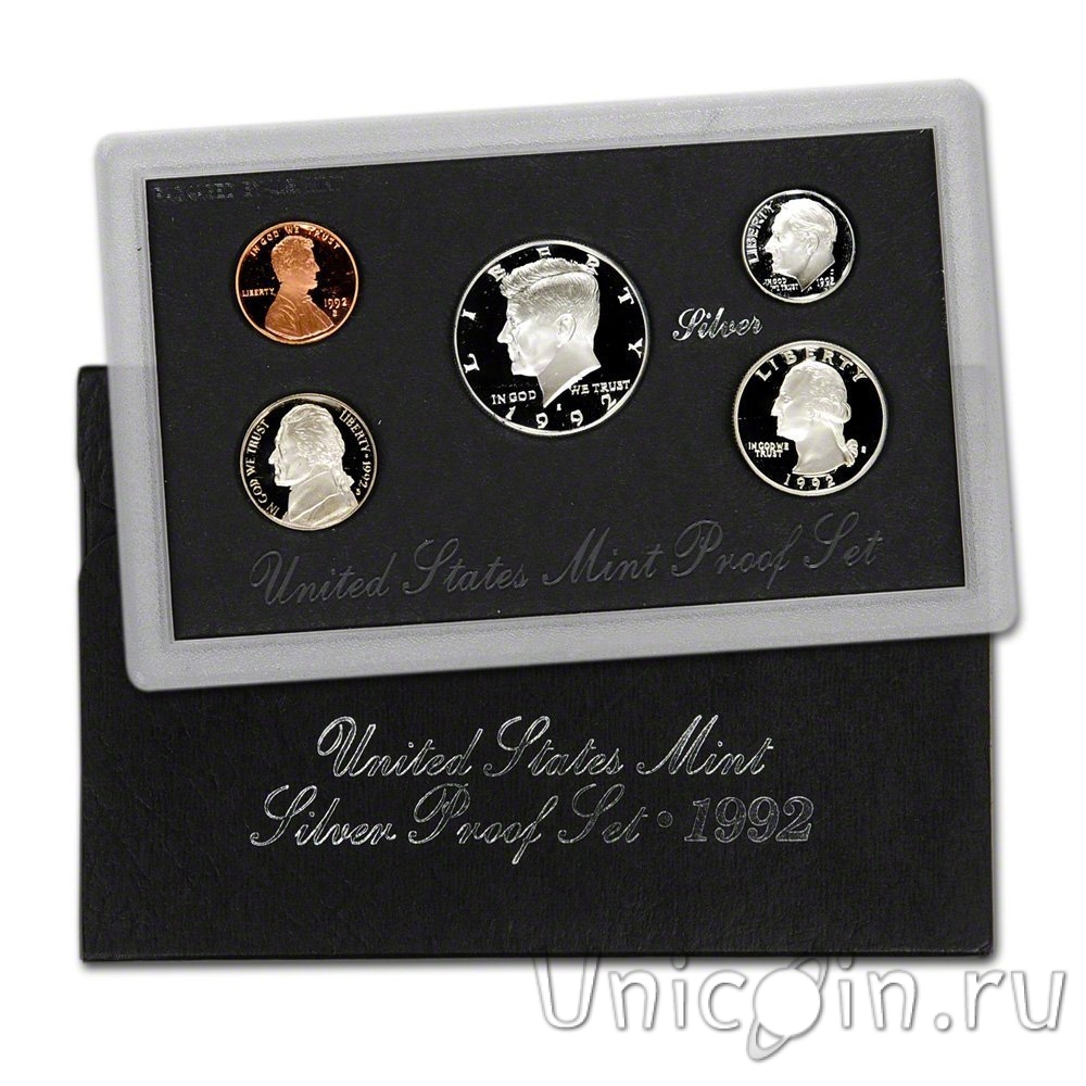 США набор 5 монет 1997 (Proof). Интернет-магазин монет UniCoin